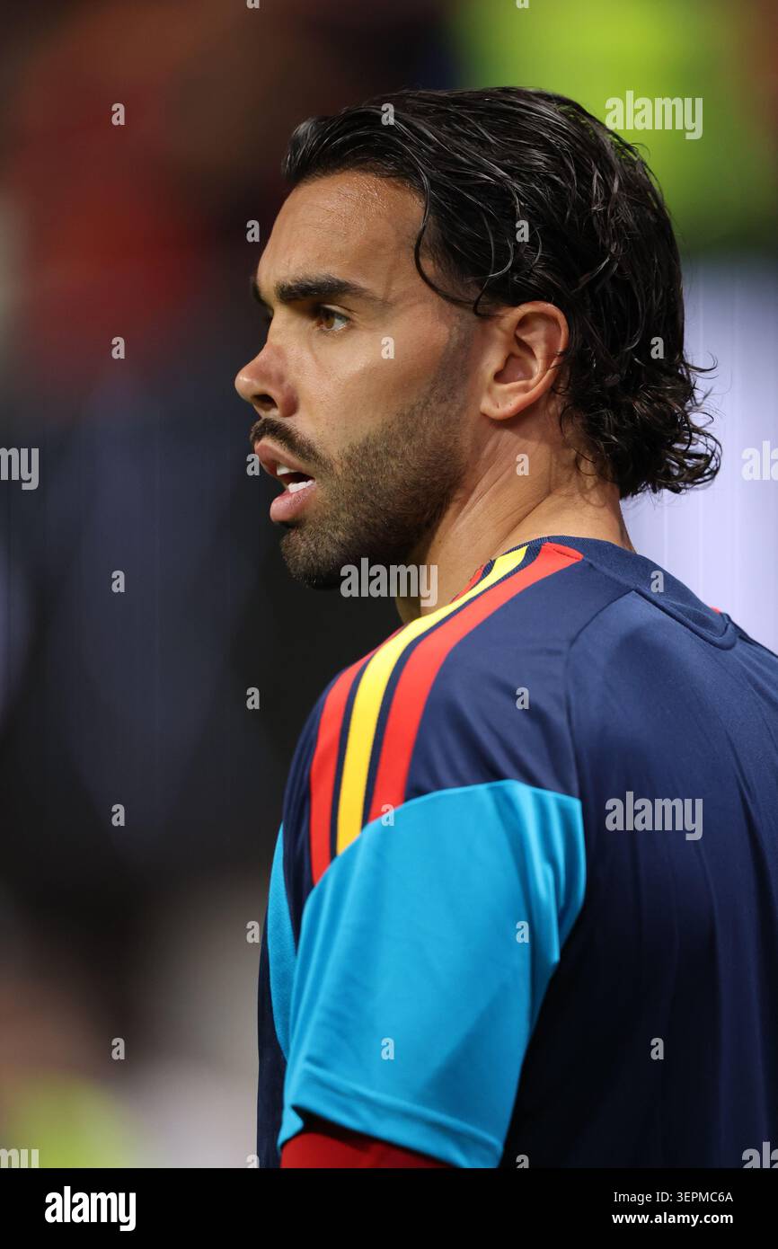 David Raya of Spain before the FIFA World Cup Group H match between ...