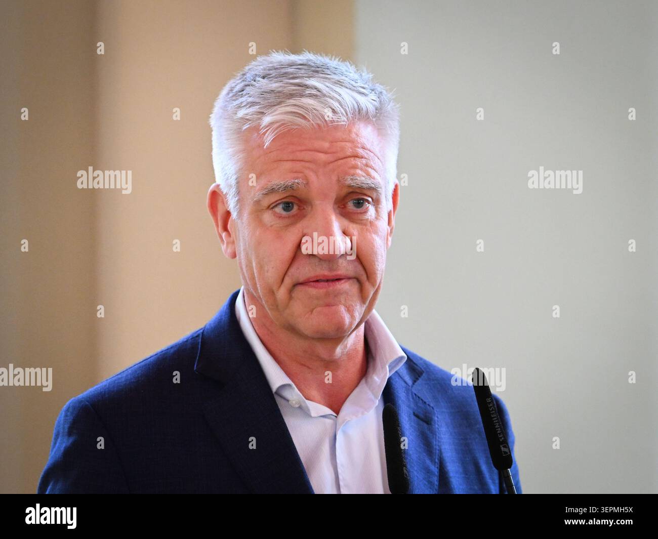 15 June 2026, Berlin: Füchse President Frank Steffel speaks during a ...