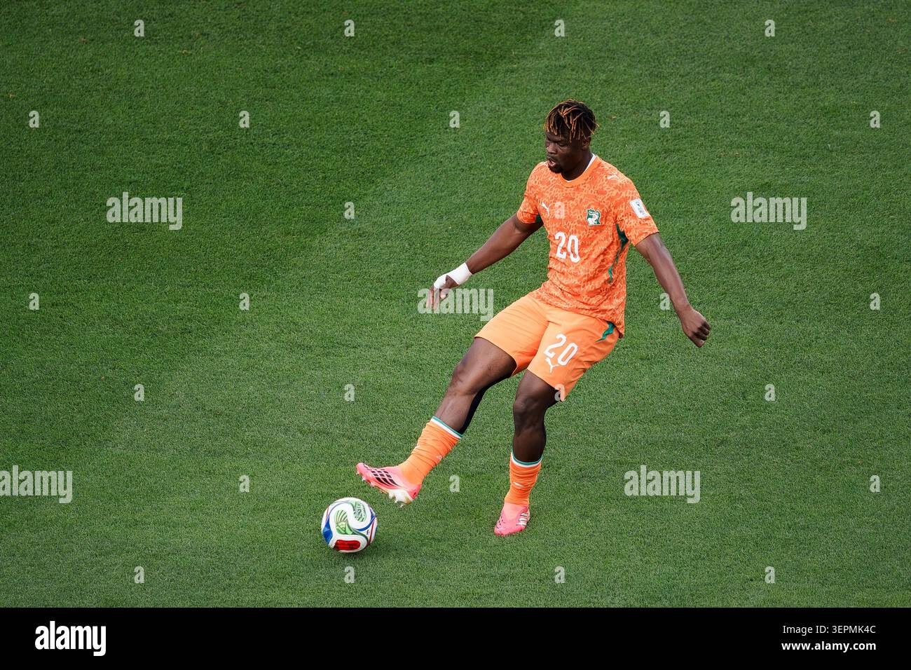 Ousmane Diomande of Cote d'Ivoire in action during the FIFA World Cup ...