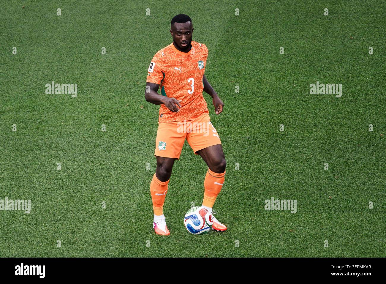 Ghislain Konan of Cote d'Ivoire in action during the FIFA World Cup ...