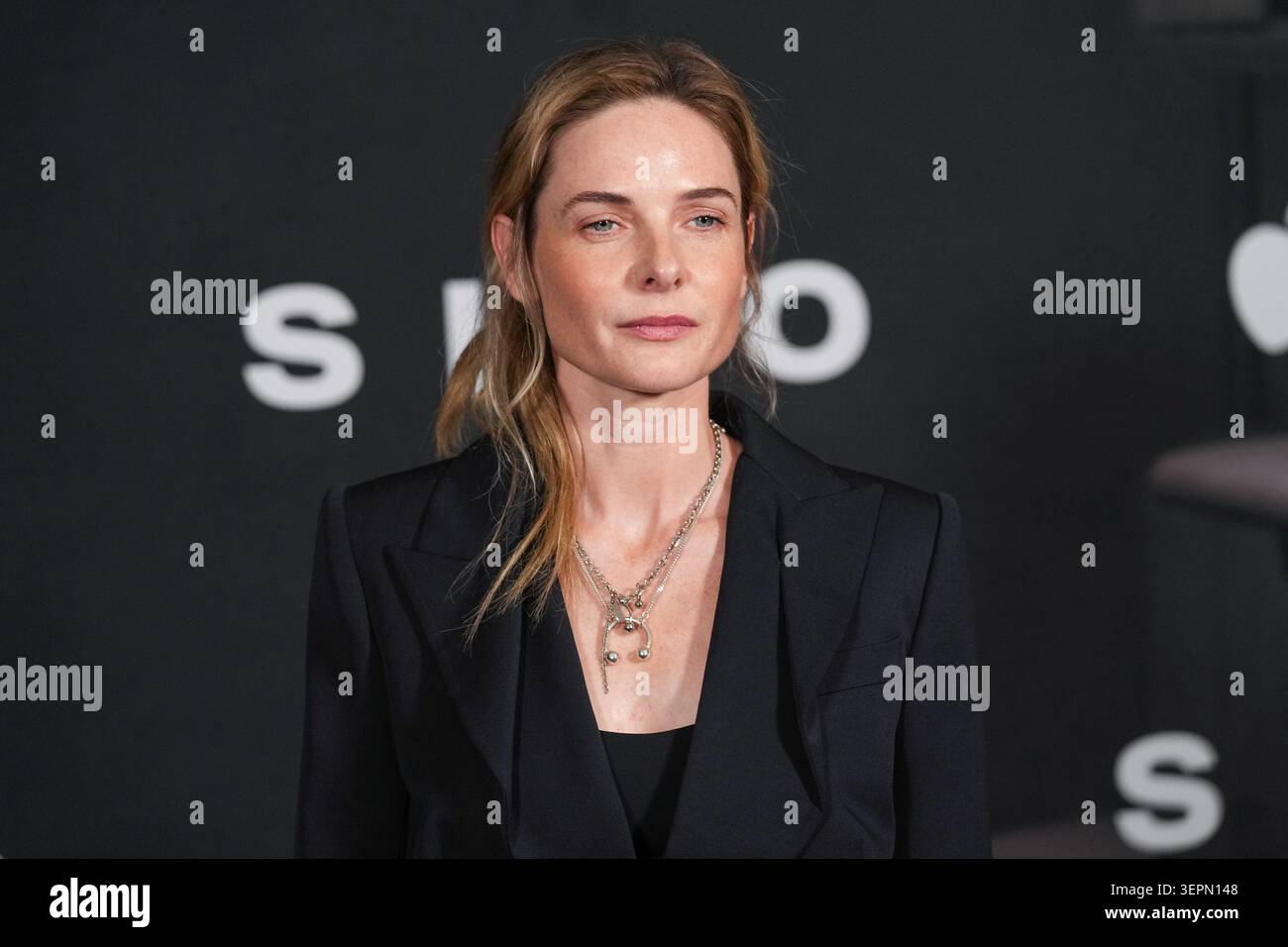 Rebecca Ferguson arrives at a photo call for "Silo" on Monday, June 15 ...