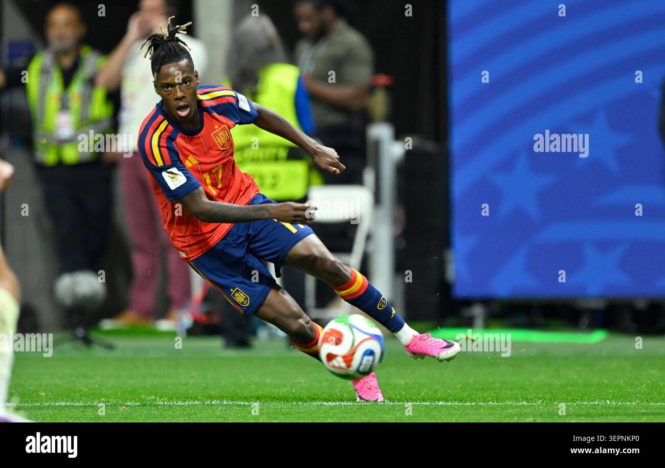 Nico Williams (Spain) Atlanta, June 15, 2026, Soccer, FIFA World Cup ...