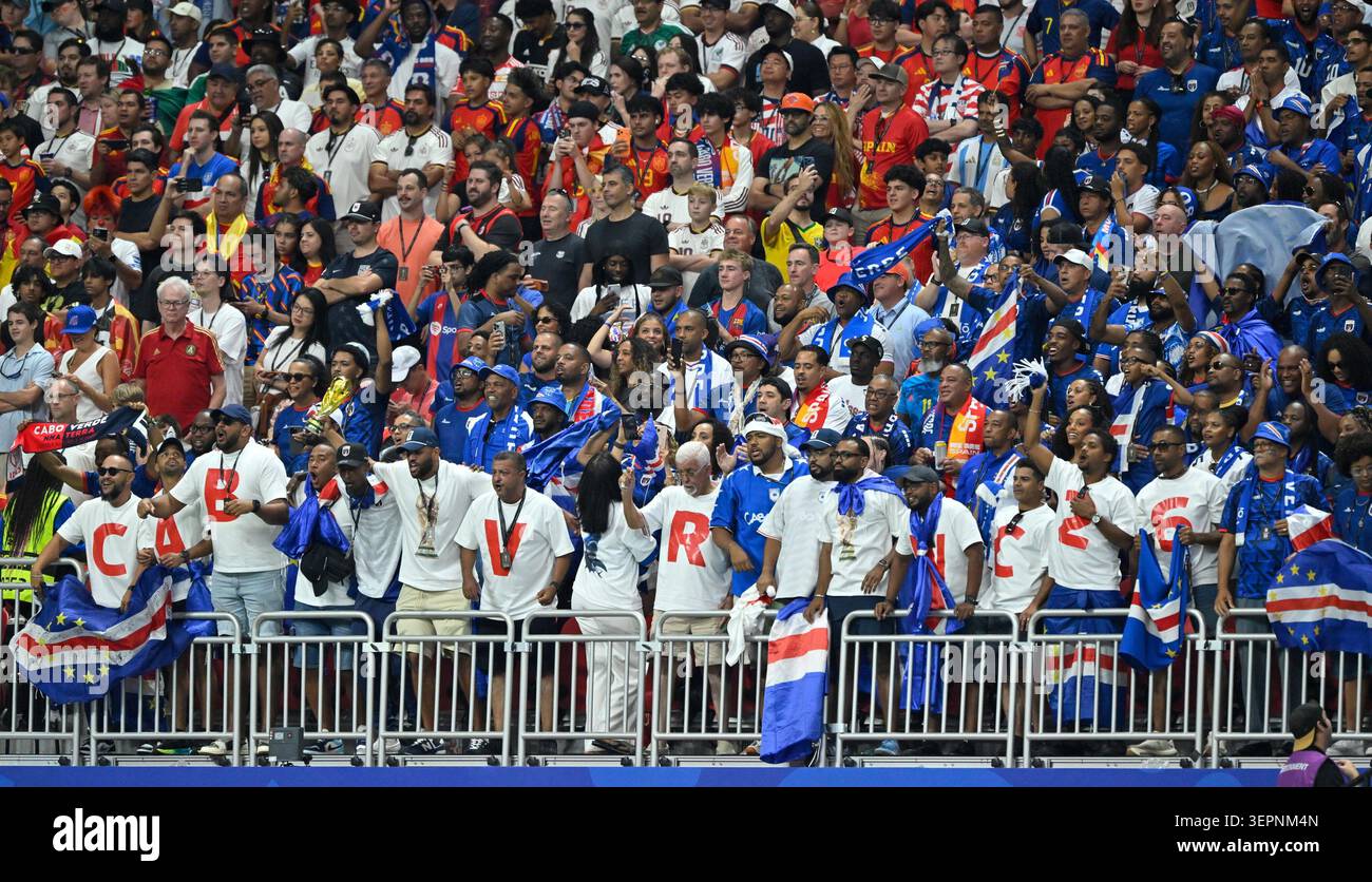 Fans supporters Cape Verde Atlanta, June 15, 2026, Soccer, FIFA World ...