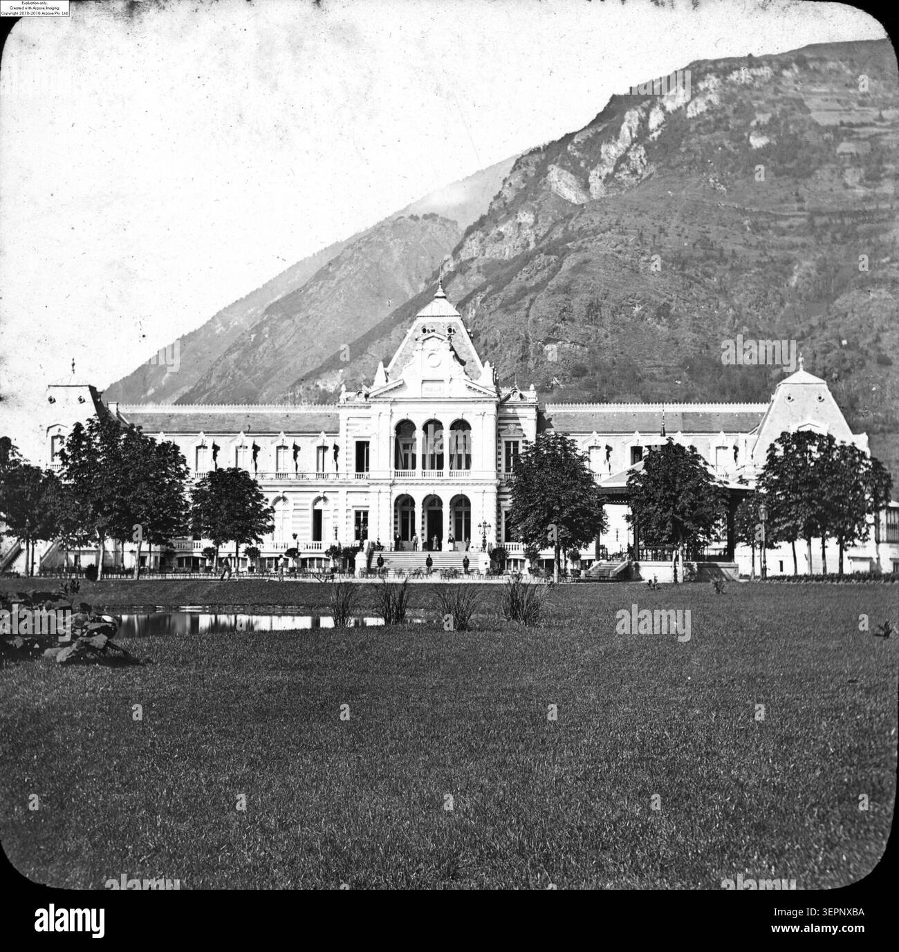 Luchon leisure park casino nineteenth century hi-res stock photography ...