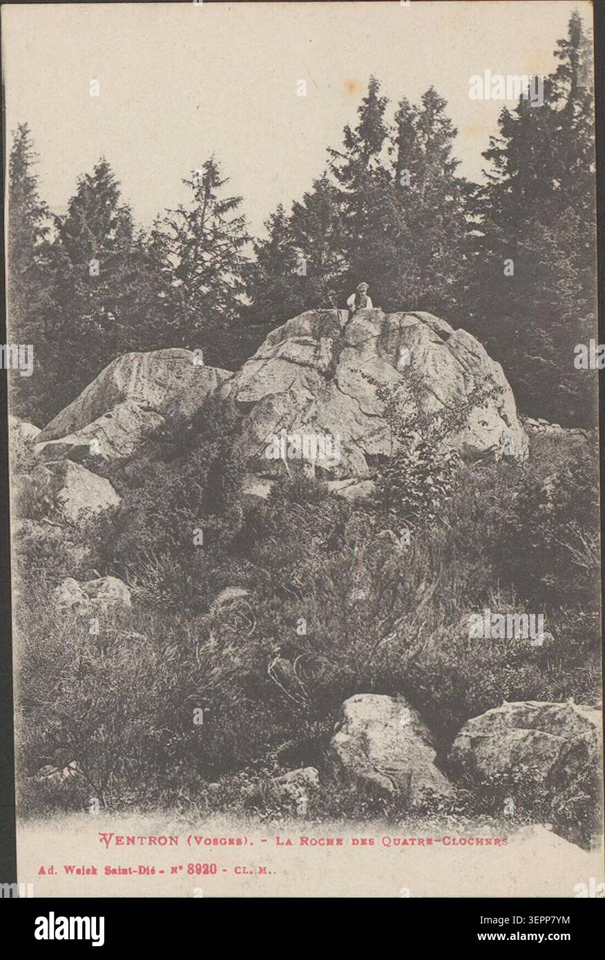 Rock formation landscape documentation vosges france hi-res stock ...