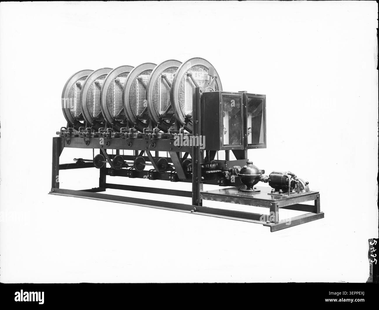 Electrical grading control device french utility system hi-res stock ...