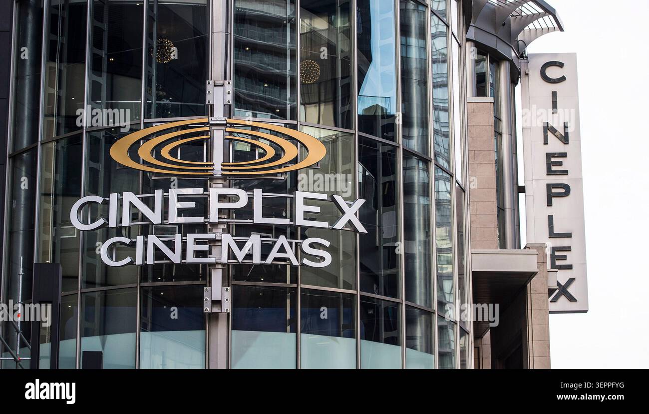 Cineplex Odeon Theater at Yonge and Eglinton in Toronto on Monday ...