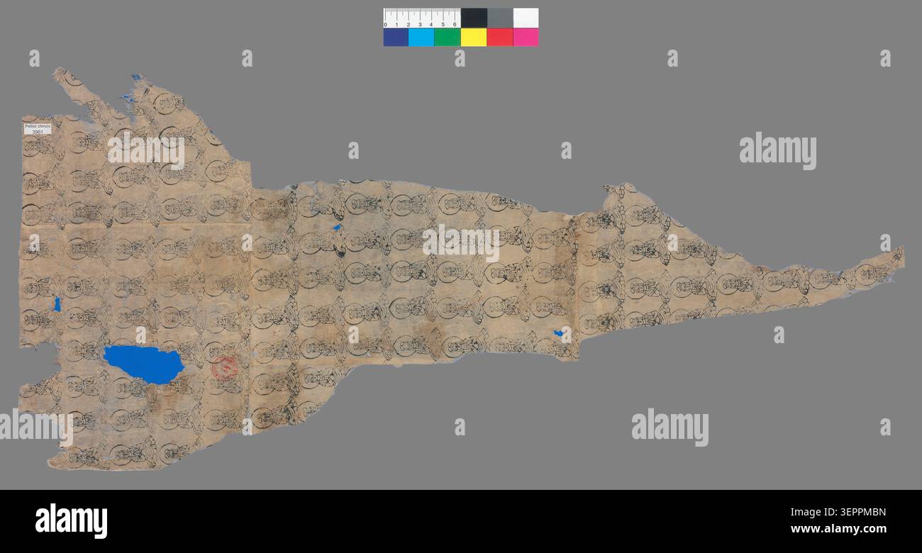 East asian religious figure composition manuscript analysis early ...