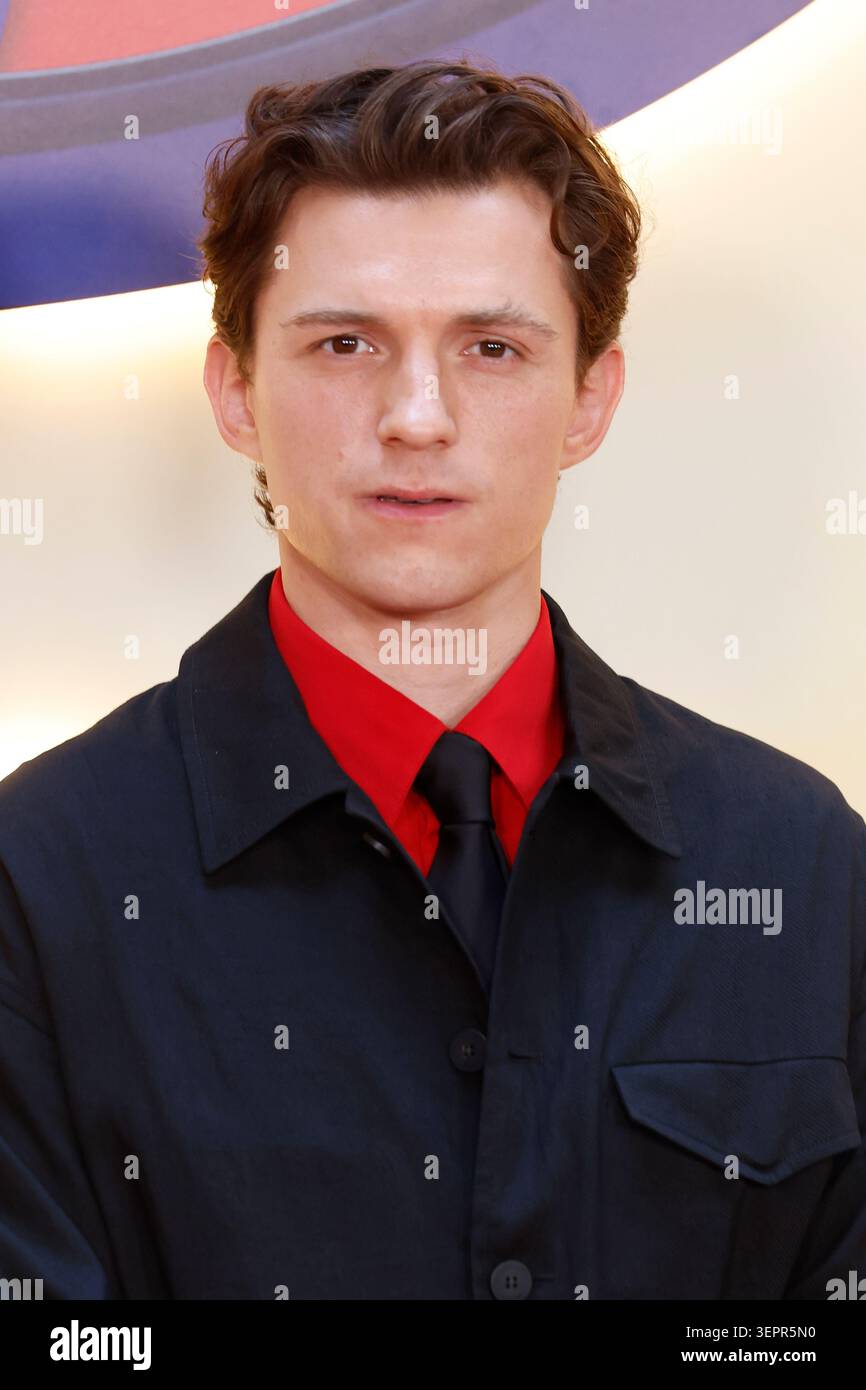 IPA85713462 - Actor Tom Holland at photocall film Spiderman: Brand New ...