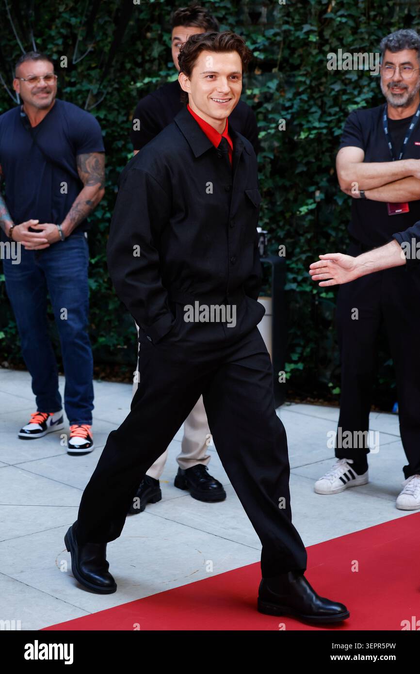 IPA85713508 - Actor Tom Holland at photocall film Spiderman: Brand New ...
