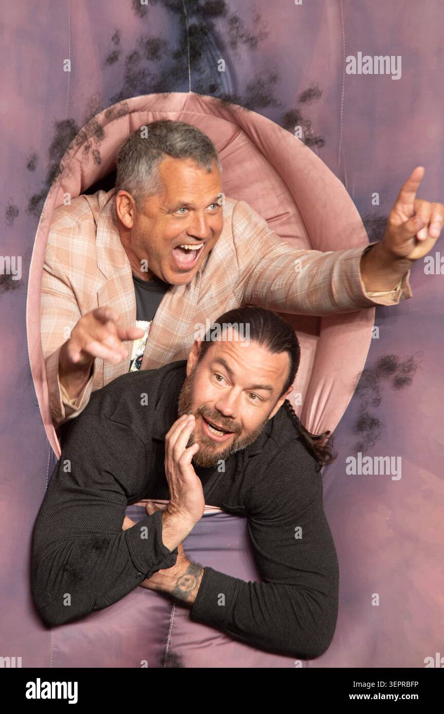 London, United KIngdom. 15th June 2026. Jeff Tremaine and Chris Pontius ...