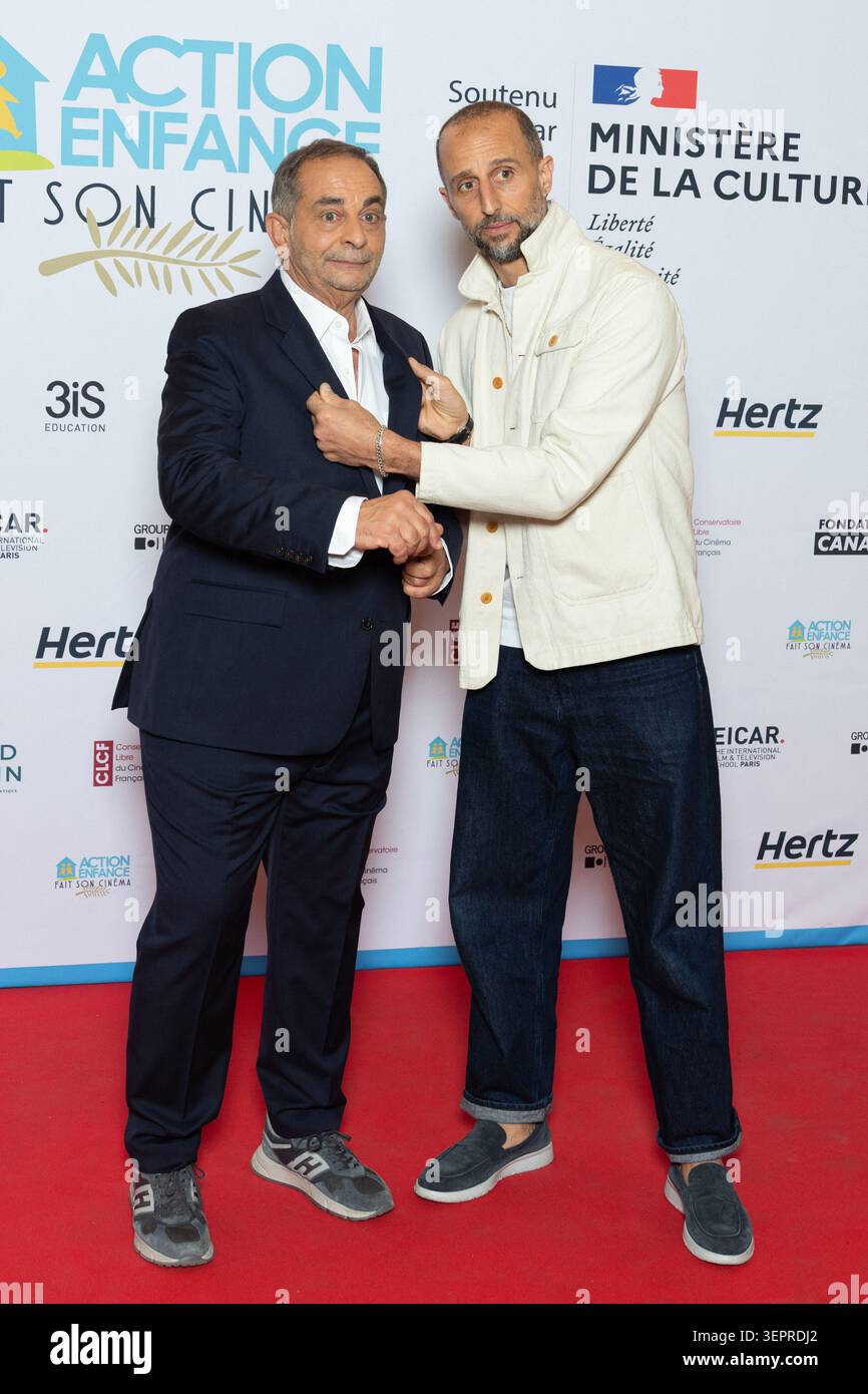 Laurent Fontaine, Arie Elmaleh attends 9th Action Enfance Fait Son ...
