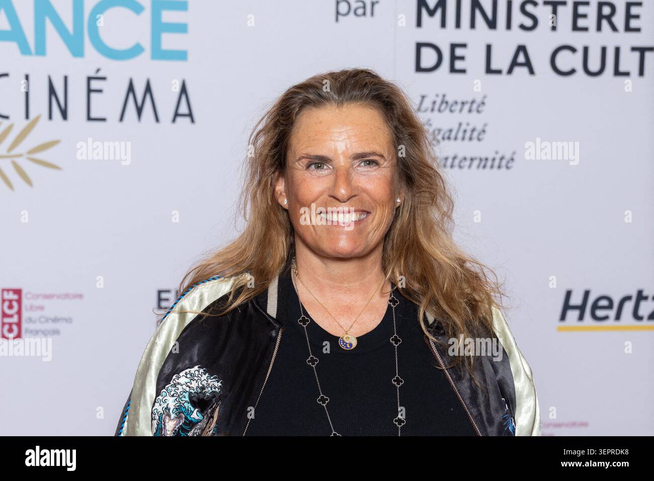 Lisa Azuelos attends 9th Action Enfance Fait Son Cinema Festival at Le ...