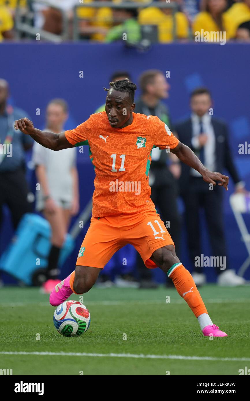 IPA85729228 - Yan Diomande of Ivory Coast during the Ivory Coast vs ...