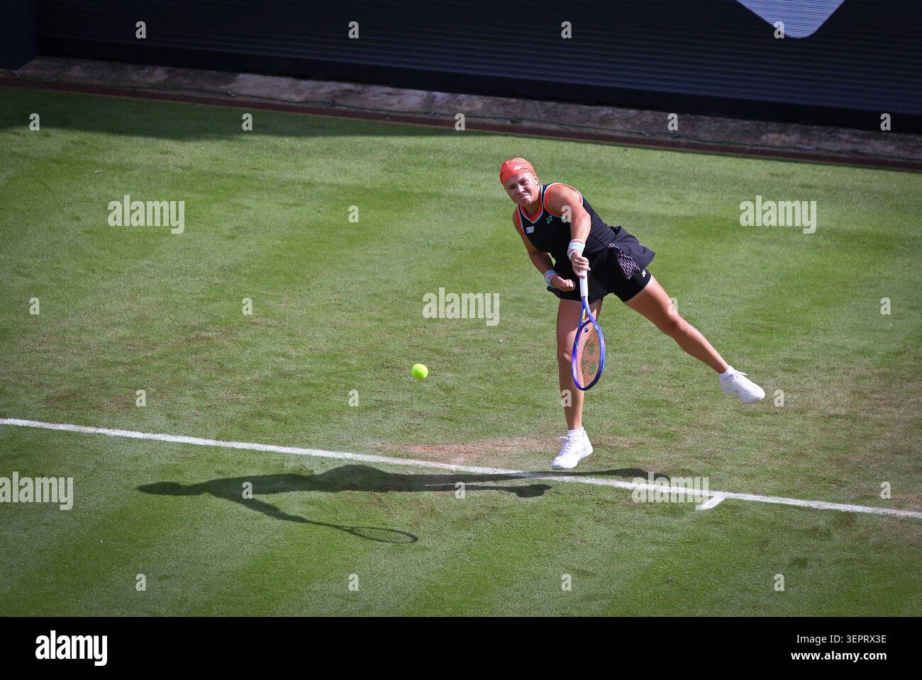 Berlin, Germany. 15th Jun 2026. Diana SHNAIDER serves a ball during her ...