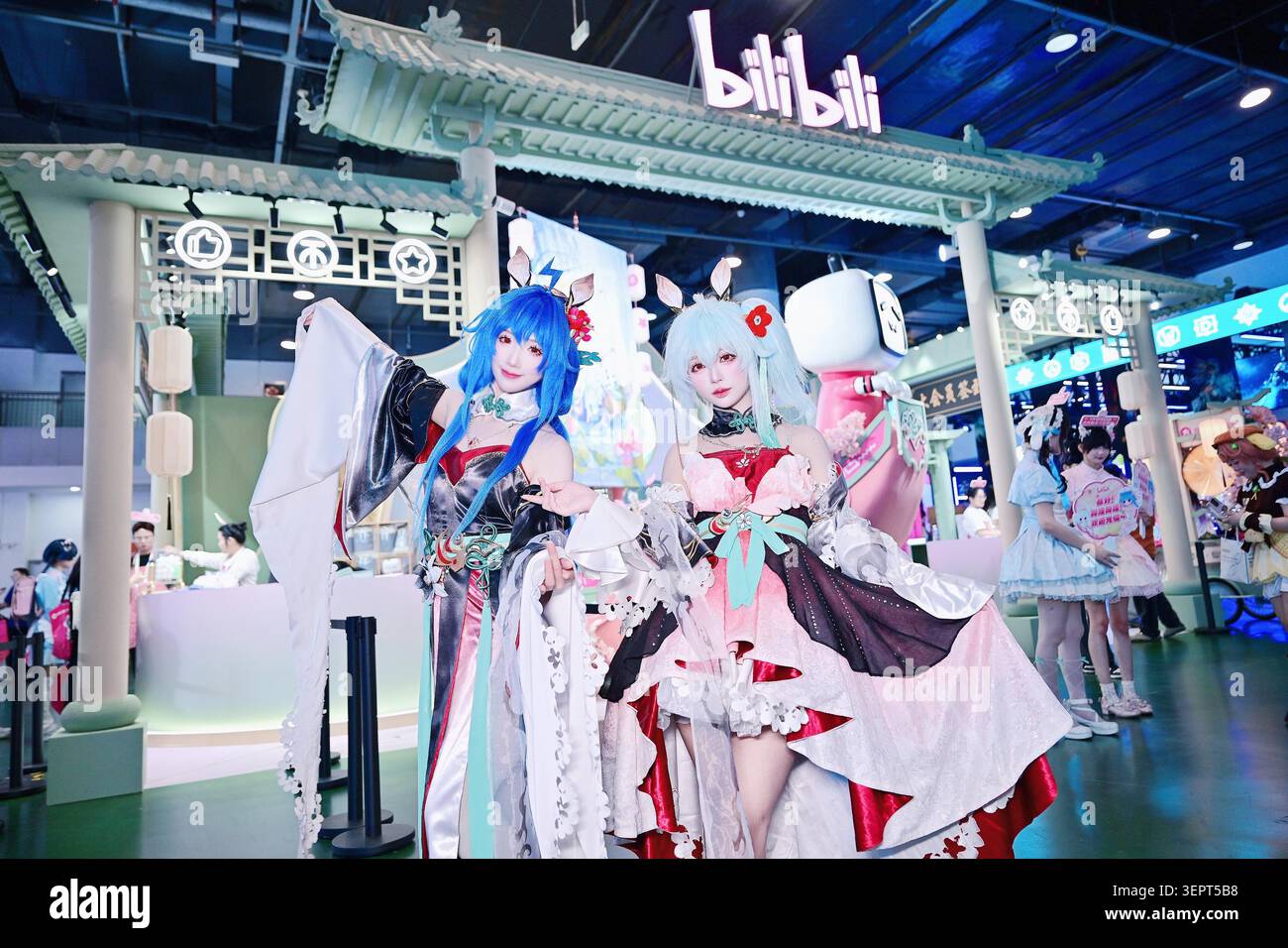 Visitors explore exhibits at the 22nd China International Cartoon ...