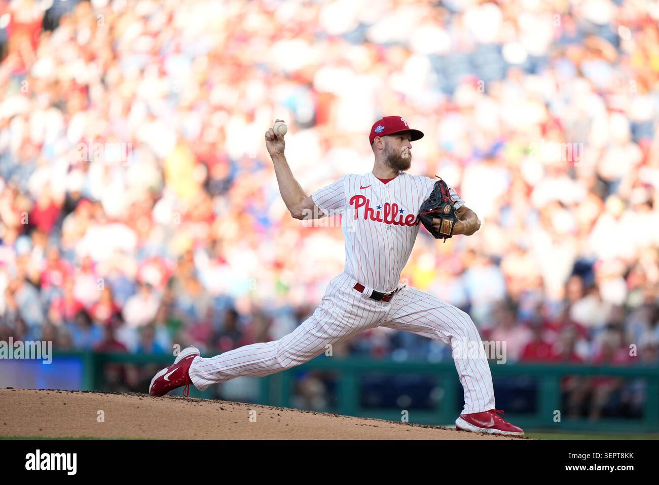 Philadelphia Phillies' Zack Wheeler plays during a baseball game Monday ...