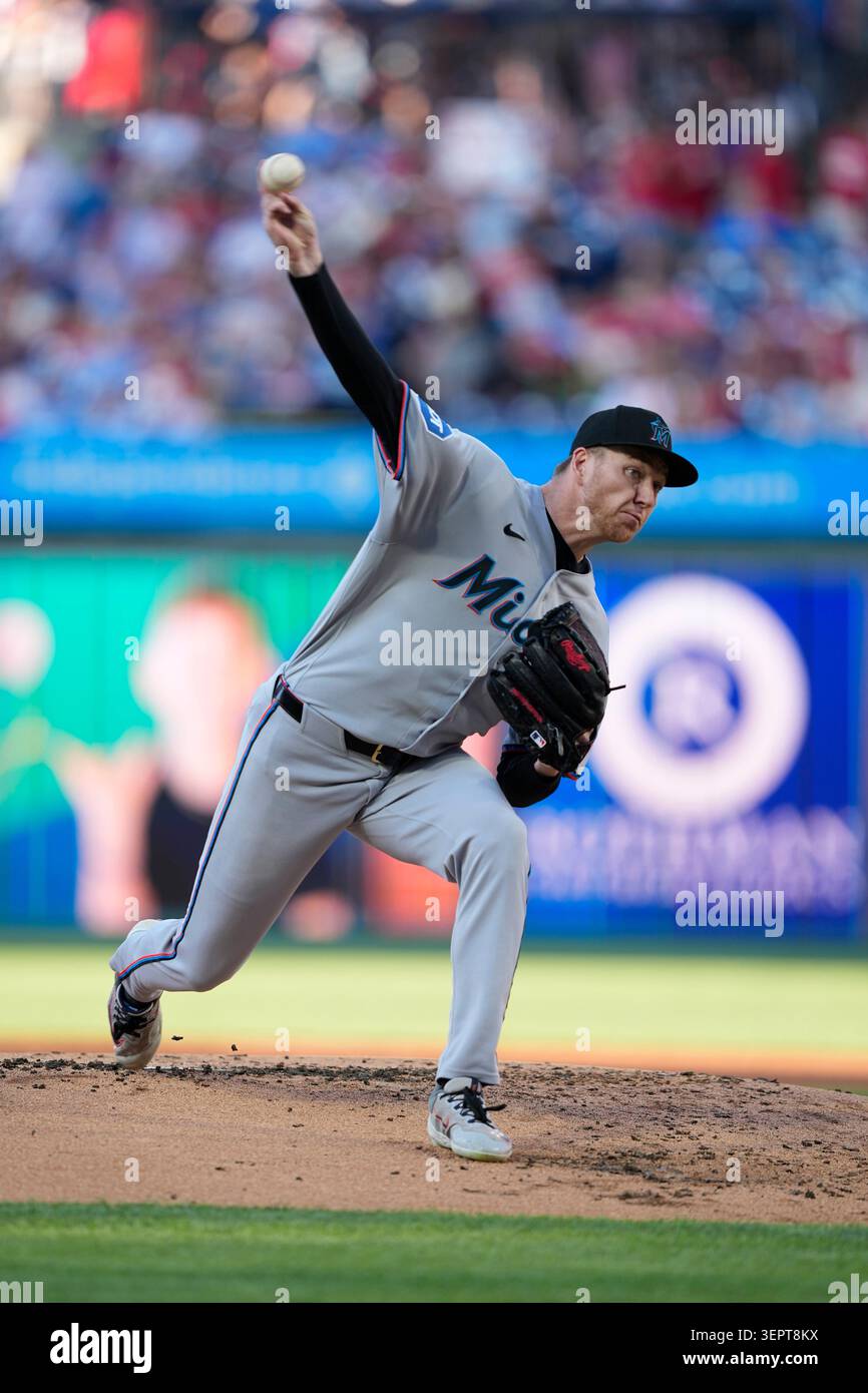 Miami Marlins' Ryan Gusto plays during a baseball game Monday, June 15 ...