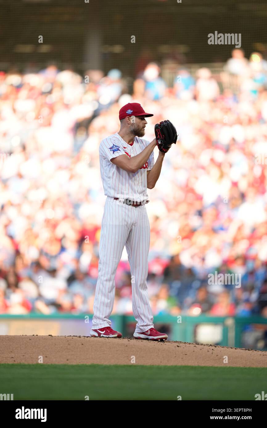 Philadelphia Phillies' Zack Wheeler plays during a baseball game Monday ...