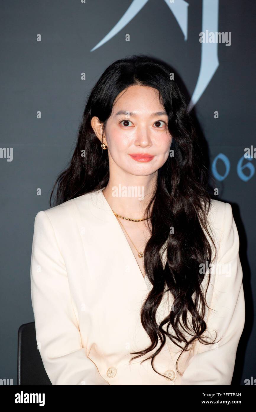 Shin Min-Ah, June 15, 2026 : Cast member Shin Min-Ah at a press ...
