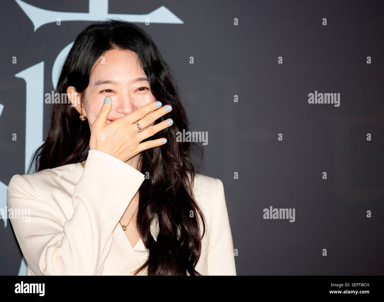 Shin Min-Ah, June 15, 2026 : Cast member Shin Min-Ah at a press ...