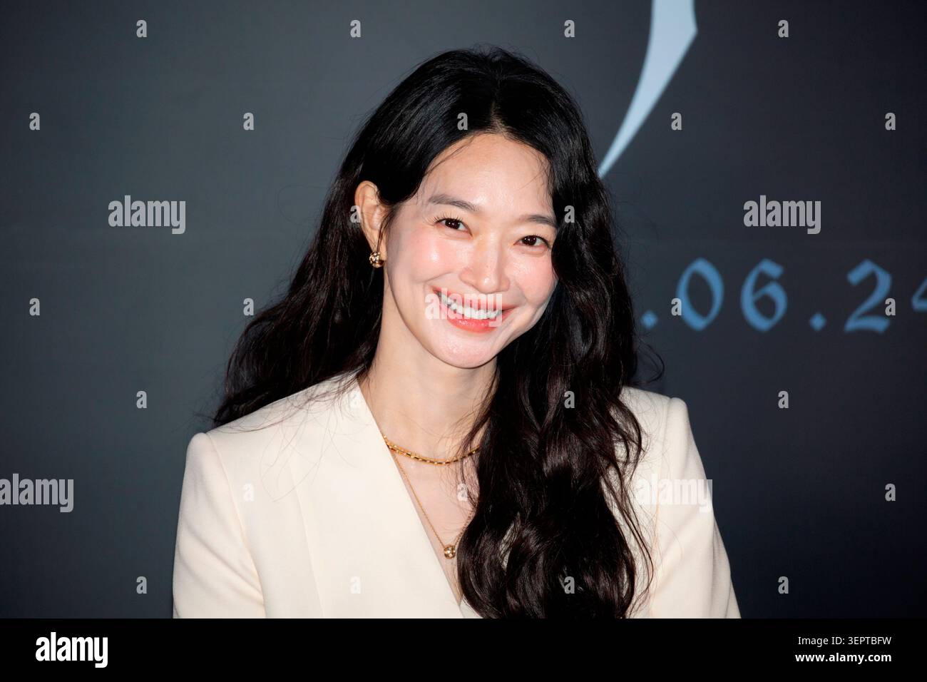 Shin Min-Ah, June 15, 2026 : Cast member Shin Min-Ah at a press ...