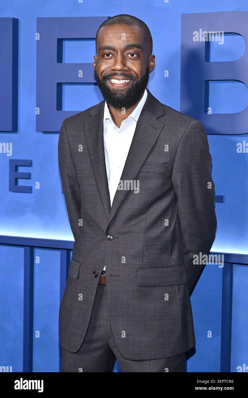 Corey Hendrix walking the red carpet during FX's 'The Bear' Final ...