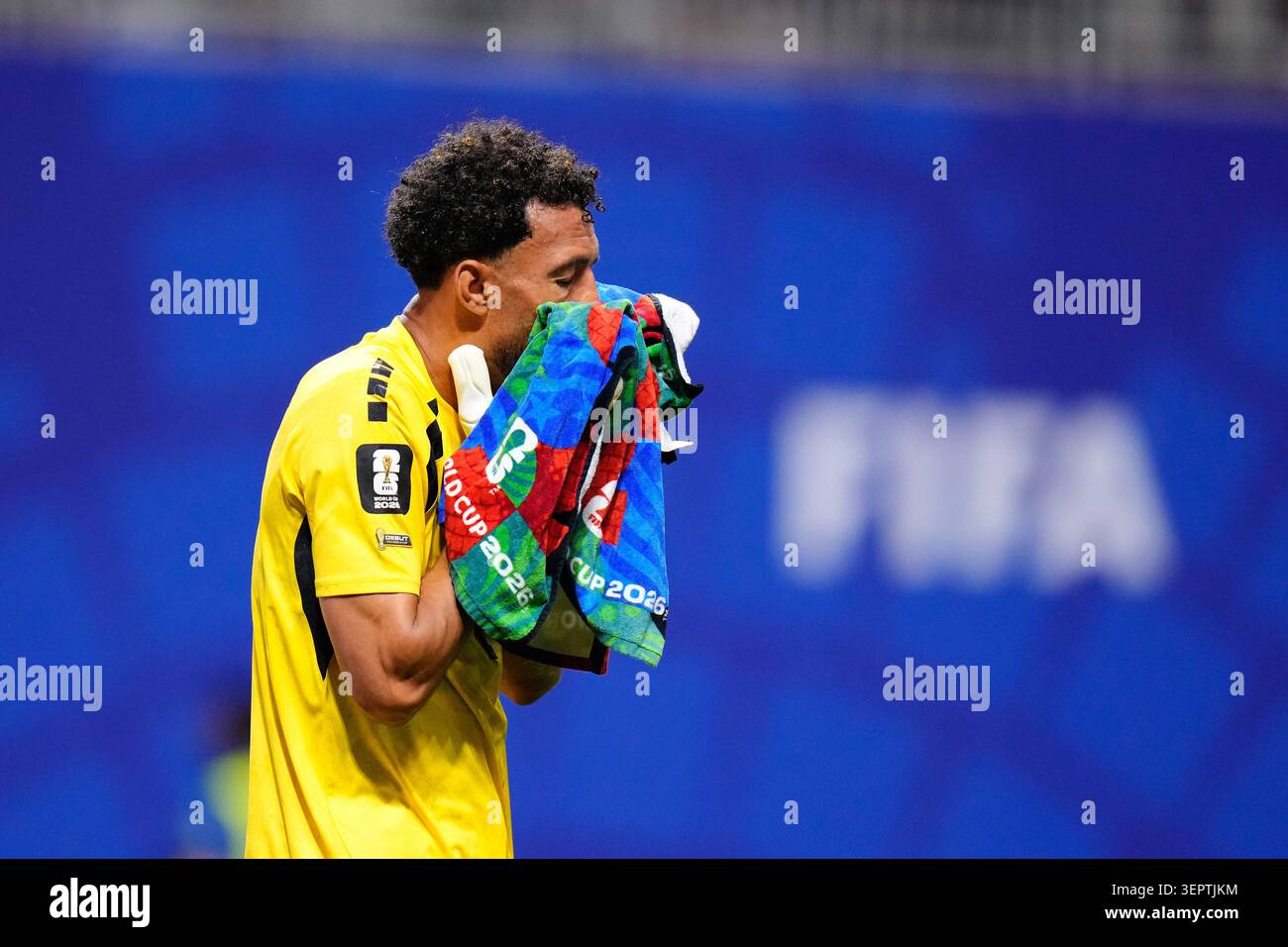 IPA85736493 - Vozinha of Cabo Verde celebrates after the FIFA World Cup ...