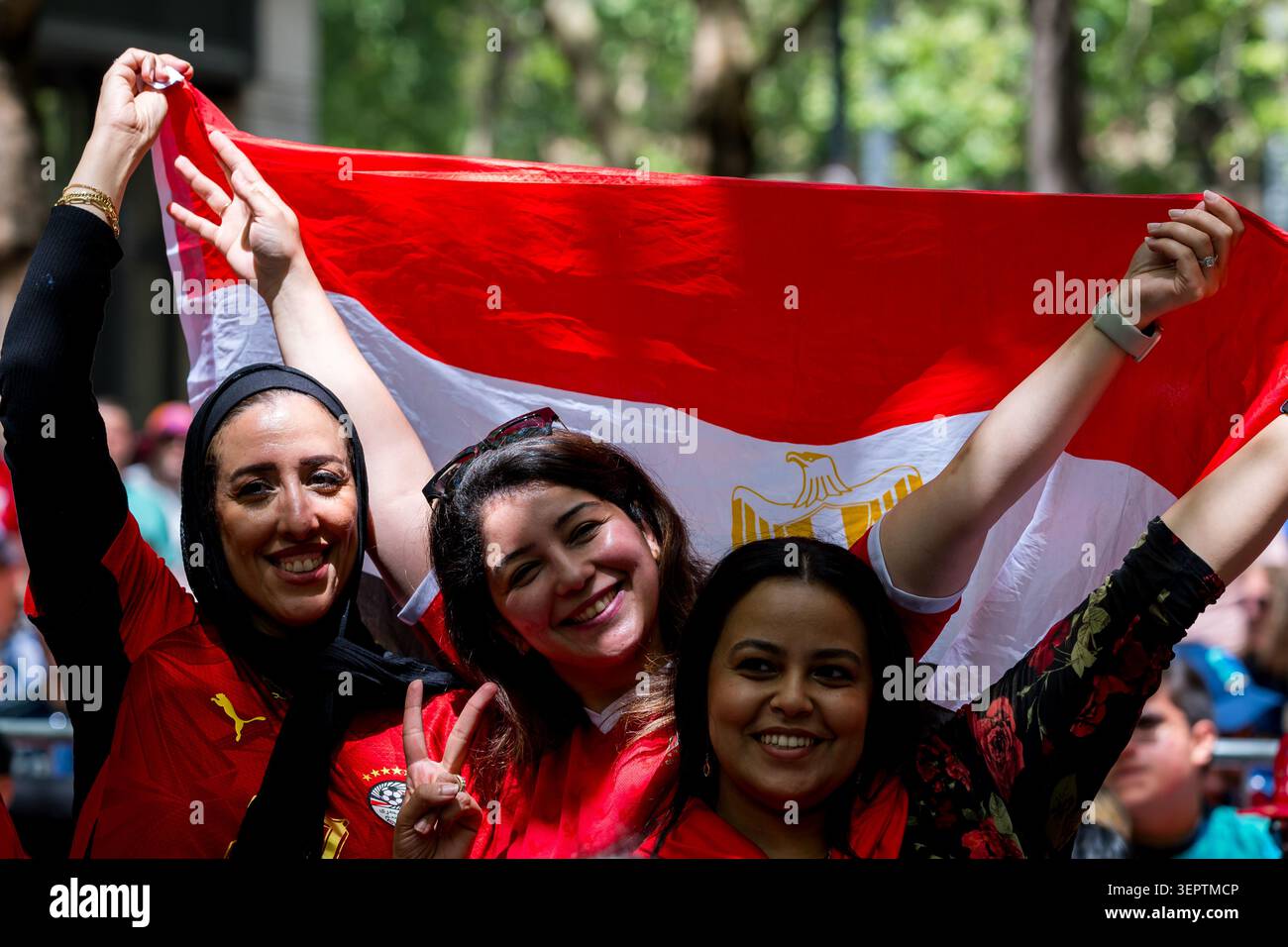 Seattle, USA. 15th Jun 2026. Fans gather to watch the Belgium vs Egypt ...