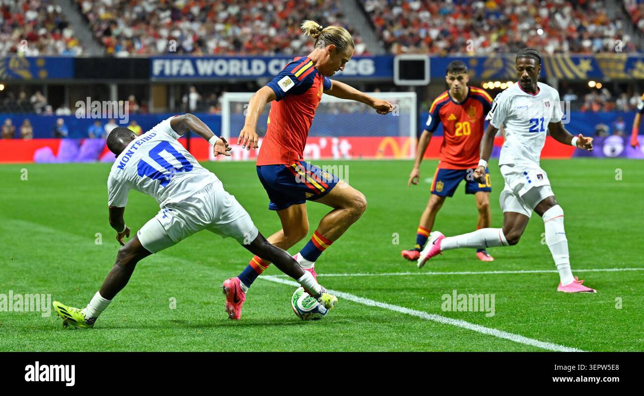 l. to r. Jamiro Monteiro (Cape Verde), Marco Llorente Atlanta, June 15 ...