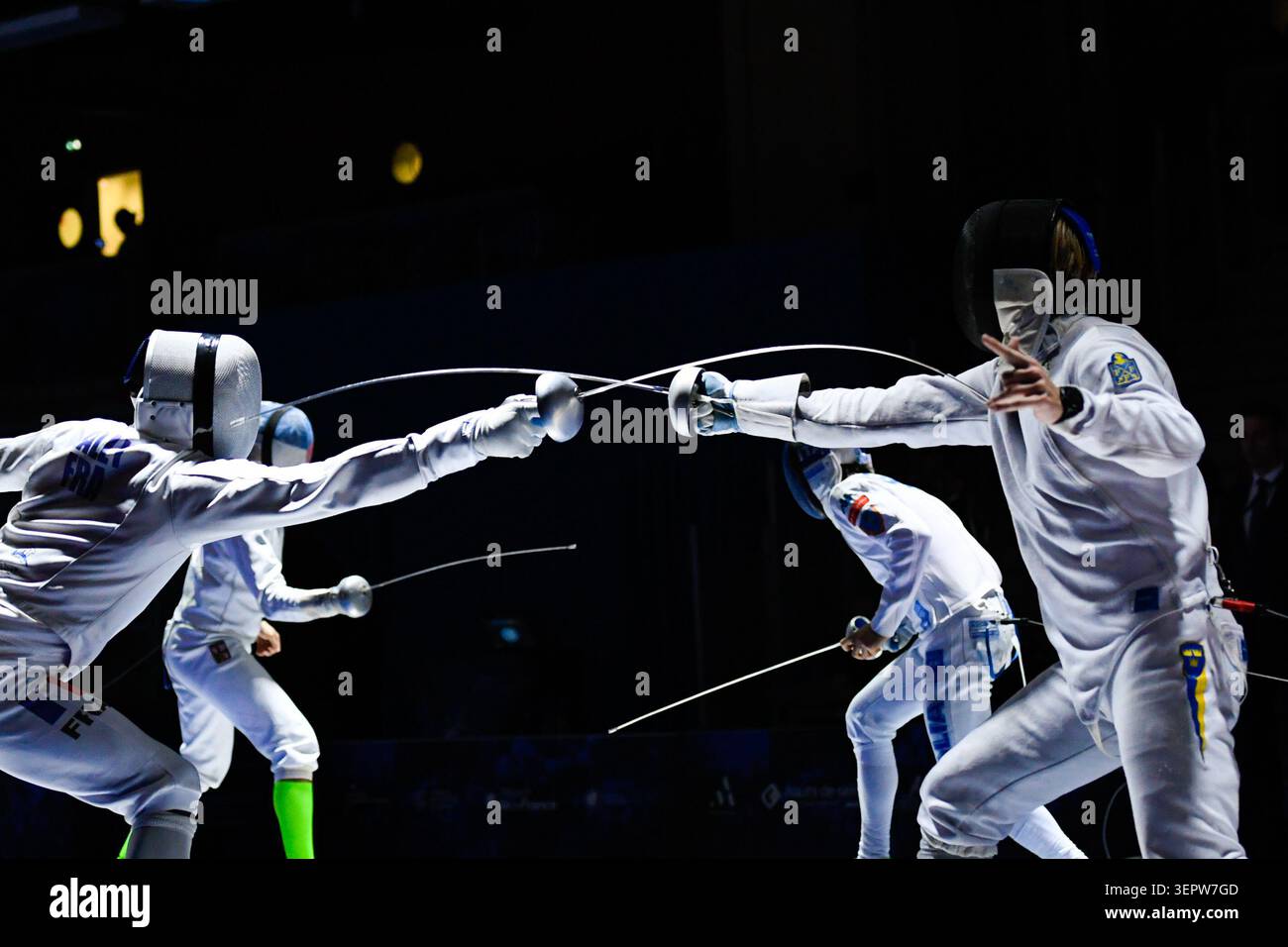 Aymerick GALLY of France during 2026 European Fencing Championships ...