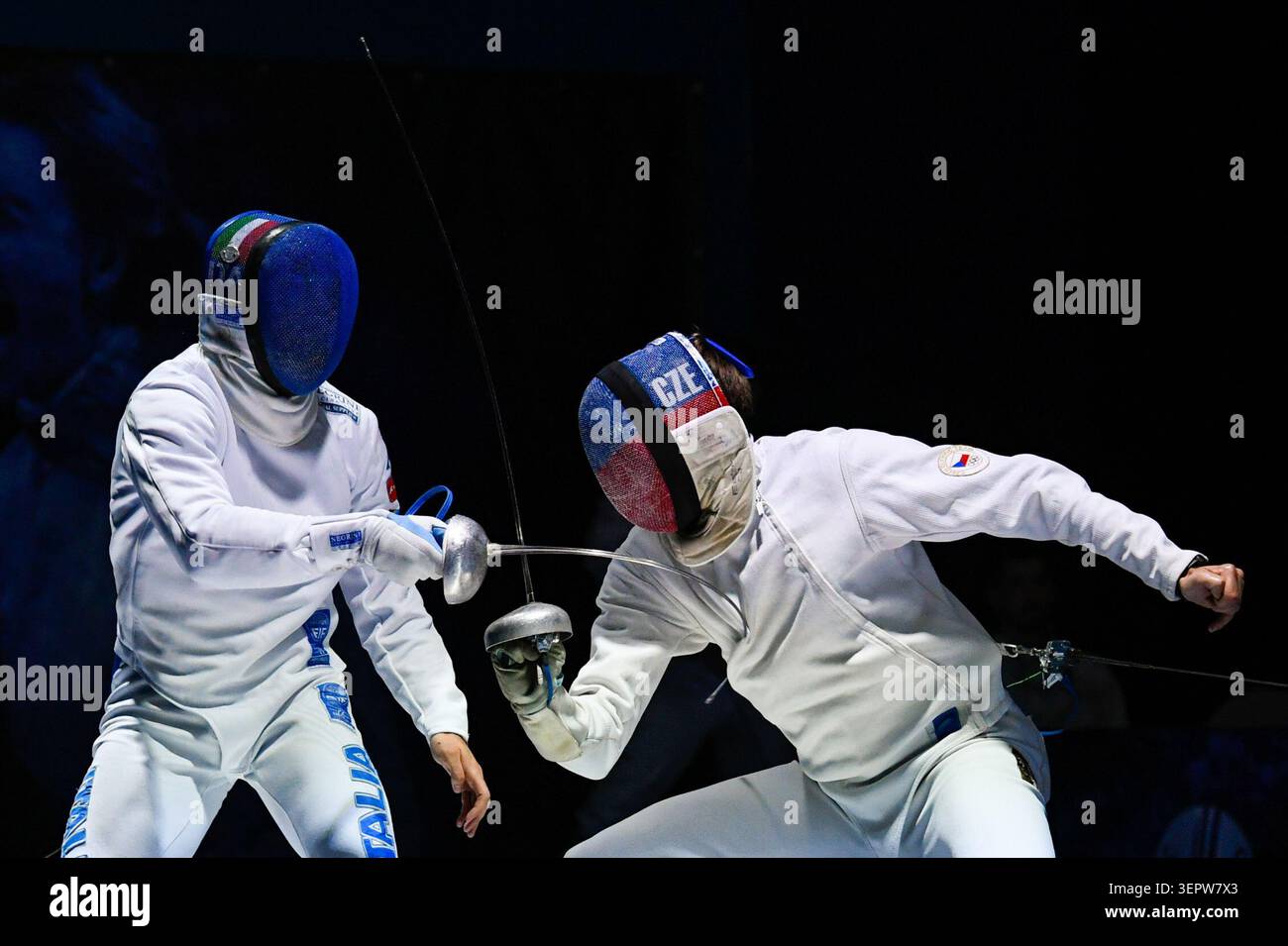 Matteo GALASSI of Italy during 2026 European Fencing Championships ...