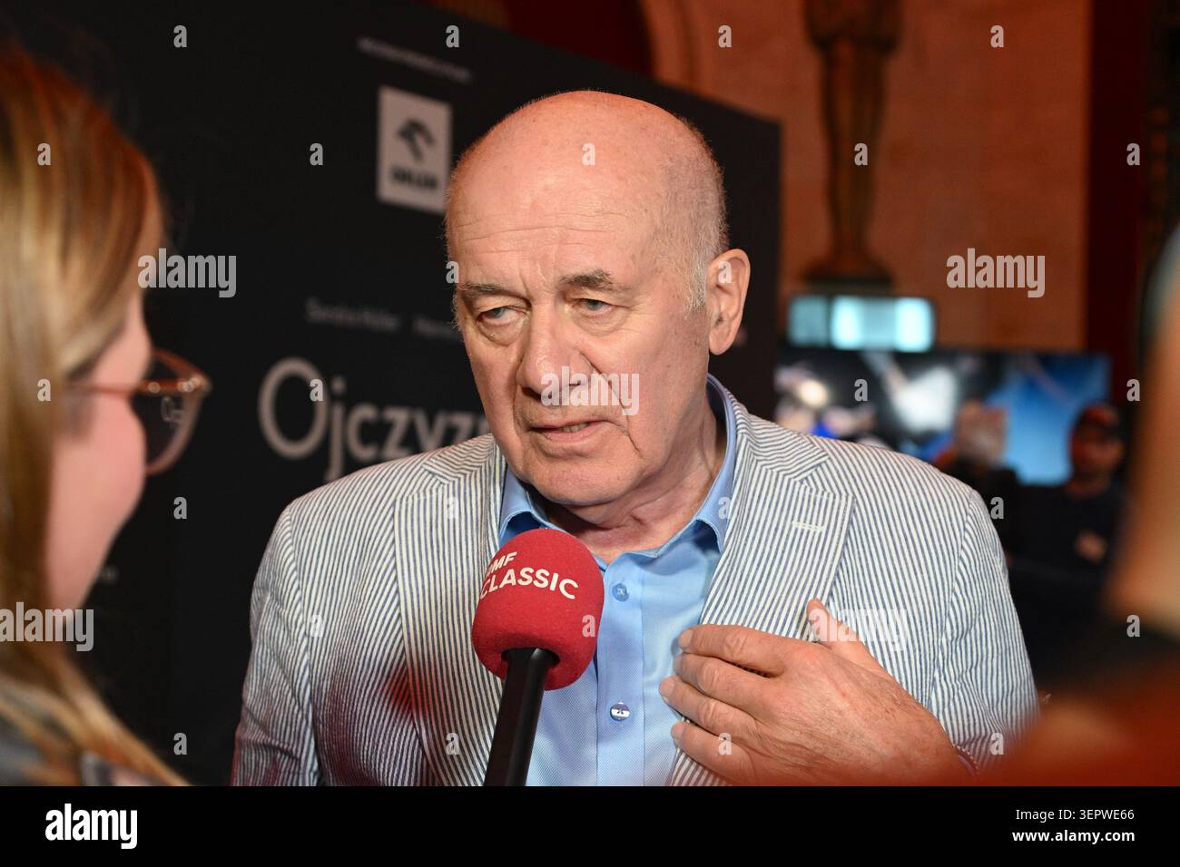 Warsaw, PL. 15th June, 2026. Hans Zischler attends Polish film premiere ...