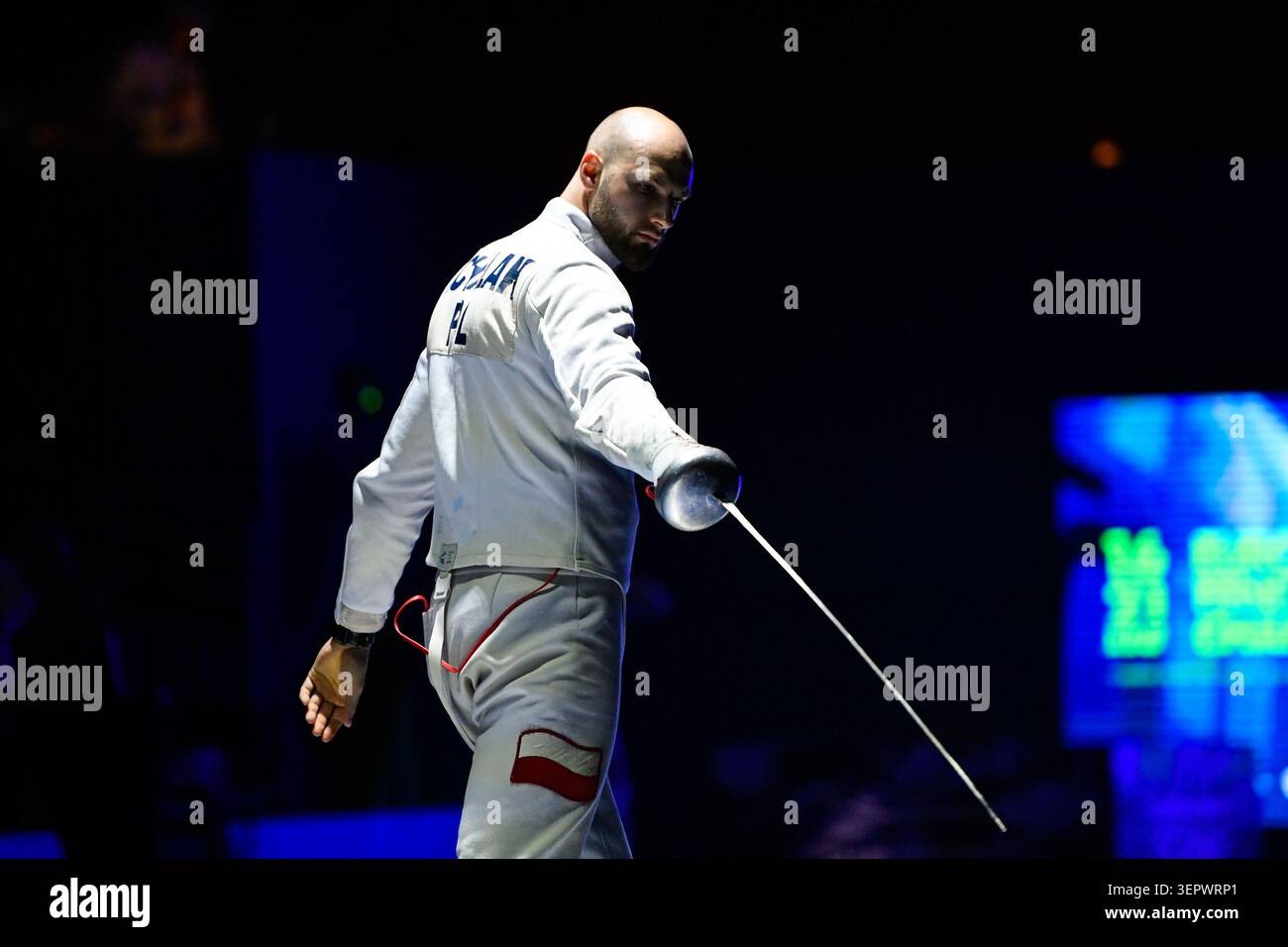 Damian MICHALAK of Poland during 2026 European Fencing Championships ...
