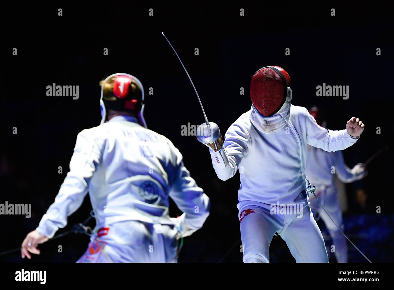 Ian HAURI of Switzerland during 2026 European Fencing Championships ...