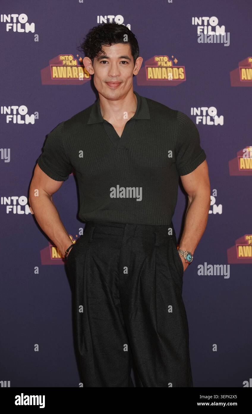 Christopher Chung arriving for the Into Film Awards at Odeon Luxe ...