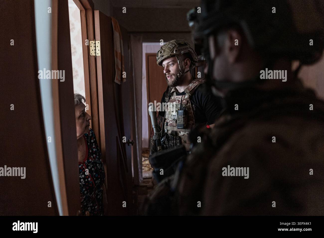 Druzhkivka, Ukraine. 15th June, 2026. The Ukrainian police unit ‘White ...