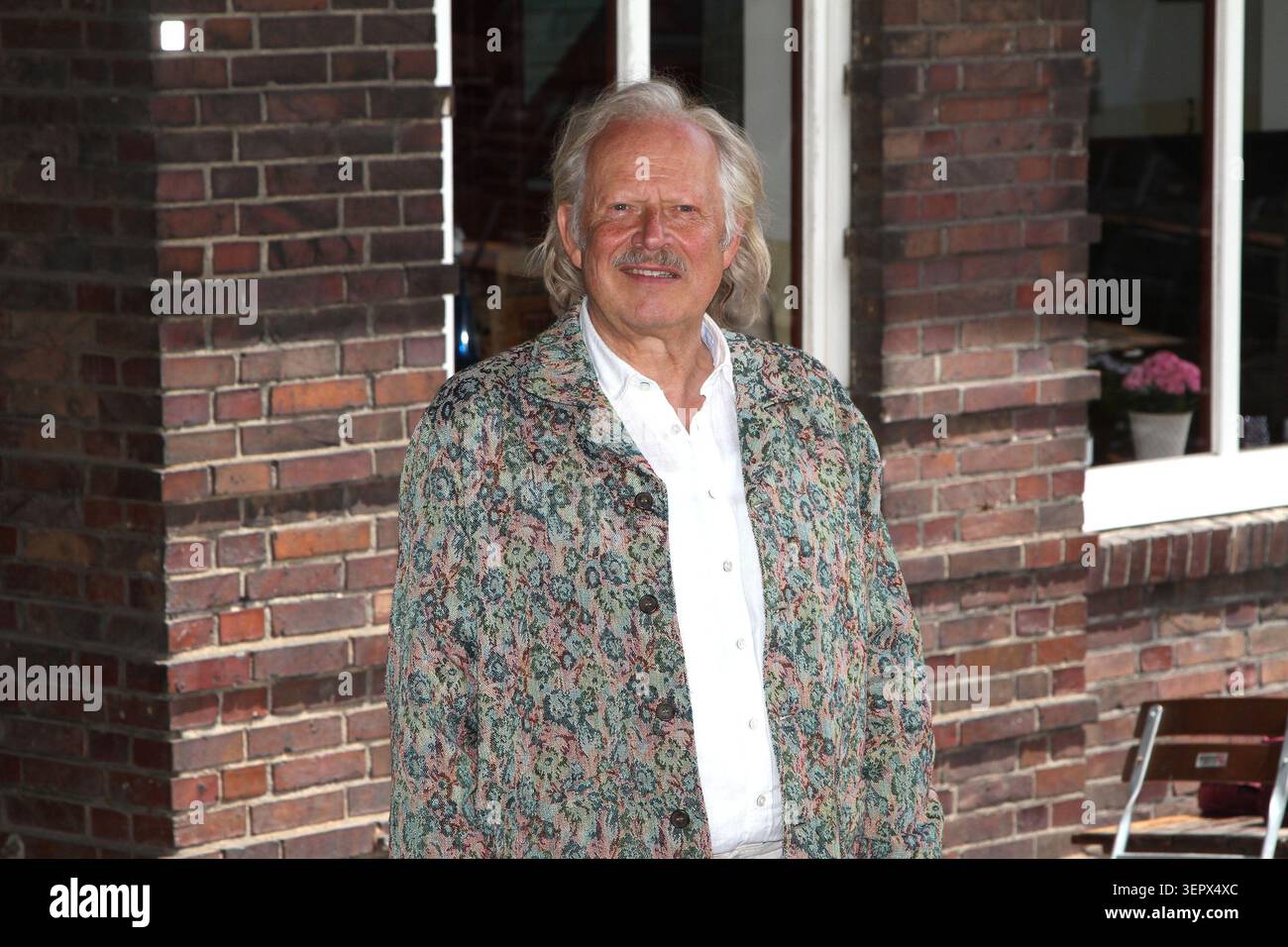 Axel Milberg atend a set visit of NDR movie „Risotto brutale" at ...