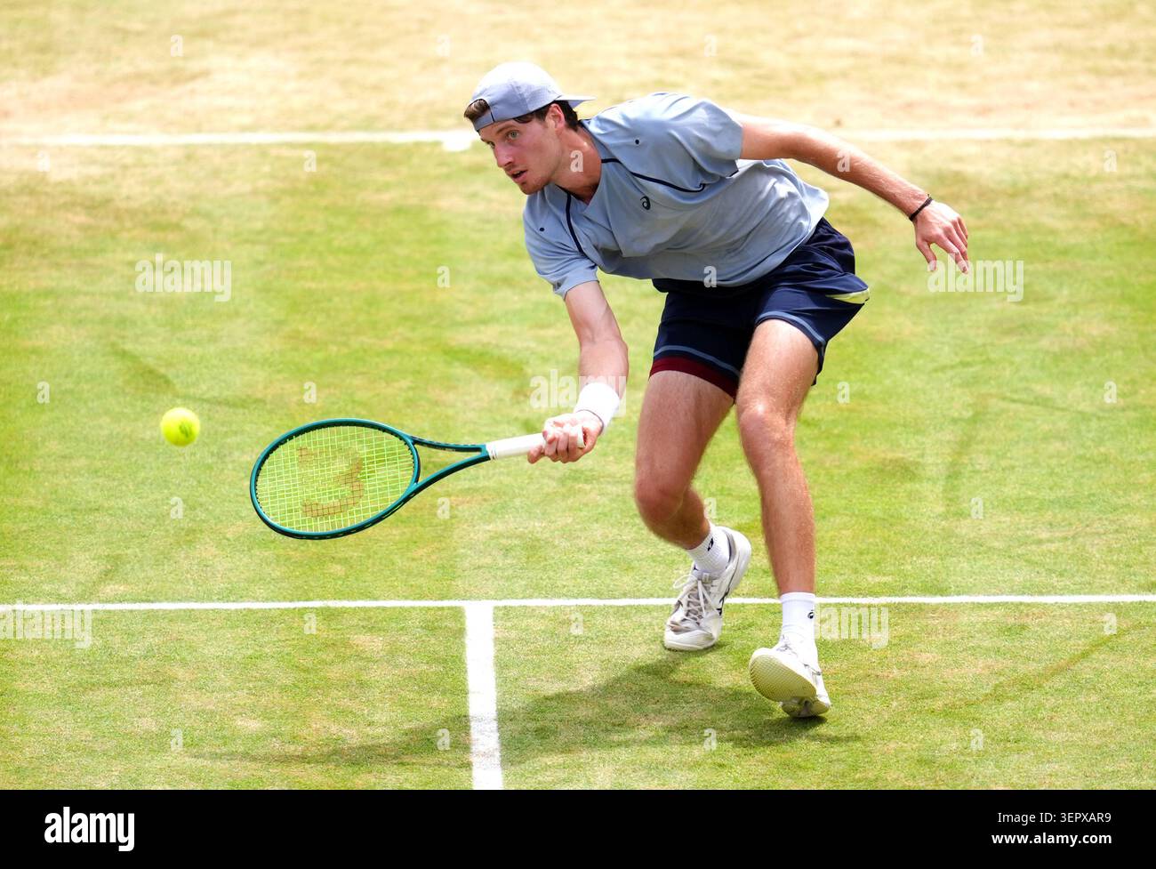 Great Britain's Toby Samuel in action against Great Britain's Arthur ...
