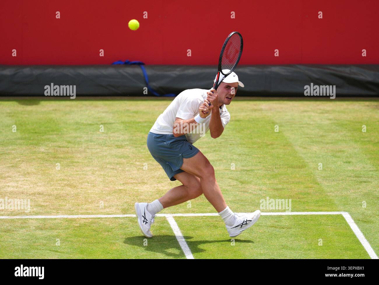 Great Britain's Arthur Fery in action against Great Britain's Toby ...