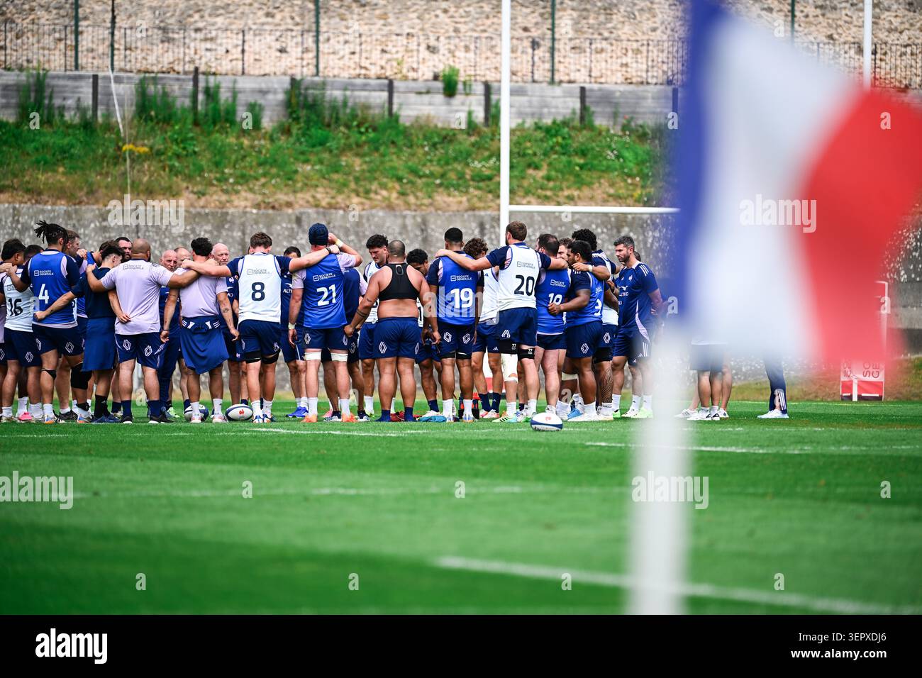 Marcoussis, France. 16th June, 2026. TEAM of France during the training ...