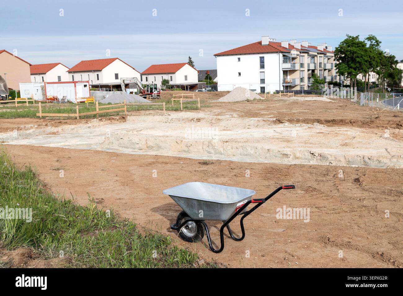 Baustelle, Bodenverbrauch // Construction Site, Land Consumption Stock ...