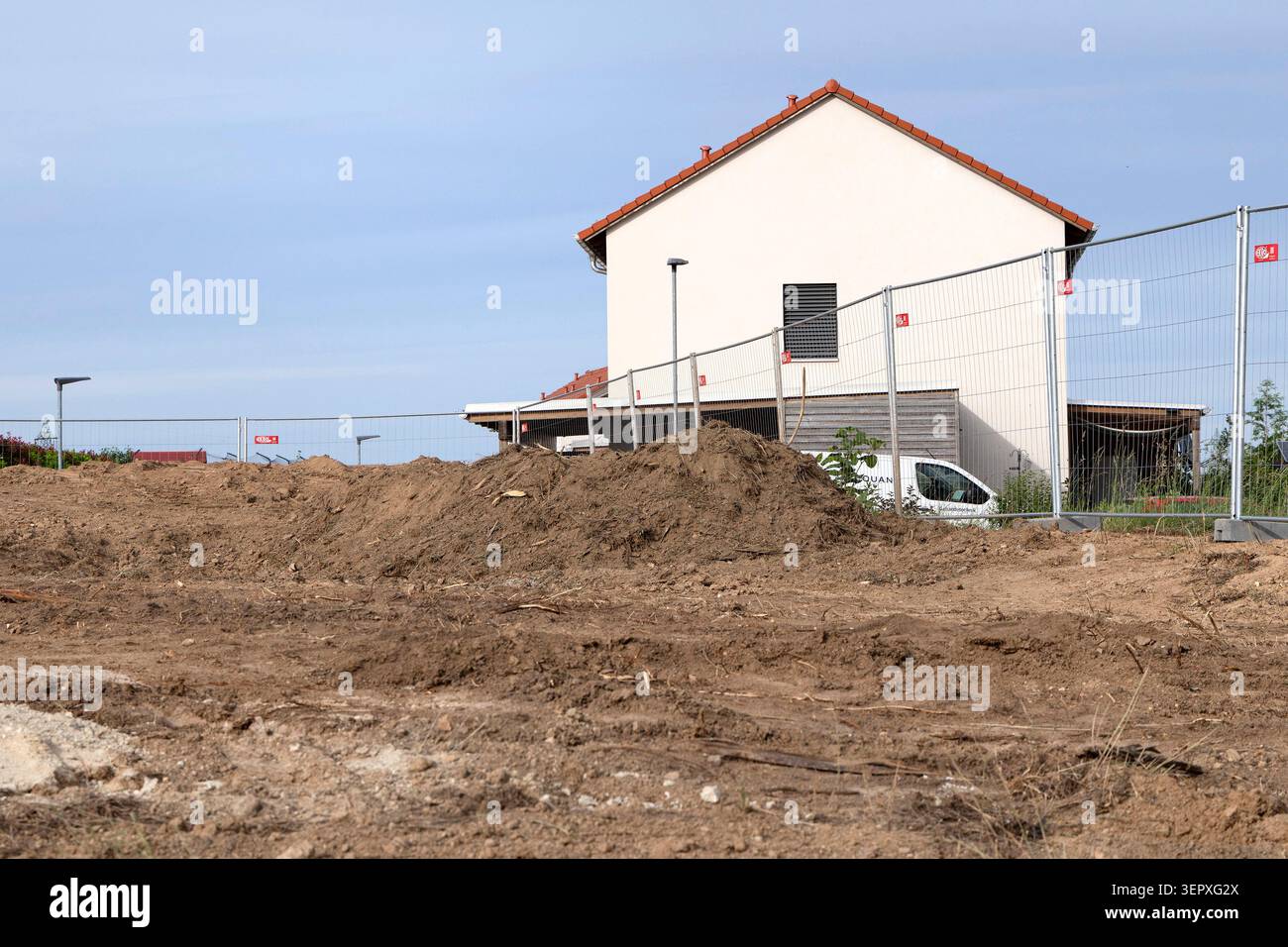 Baustelle, Bodenverbrauch // Construction Site, Land Consumption Stock ...