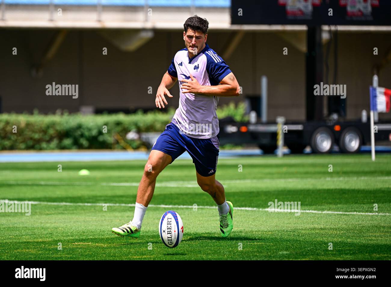 Nicolas DEPOORTERE of France during the training session of France Team ...
