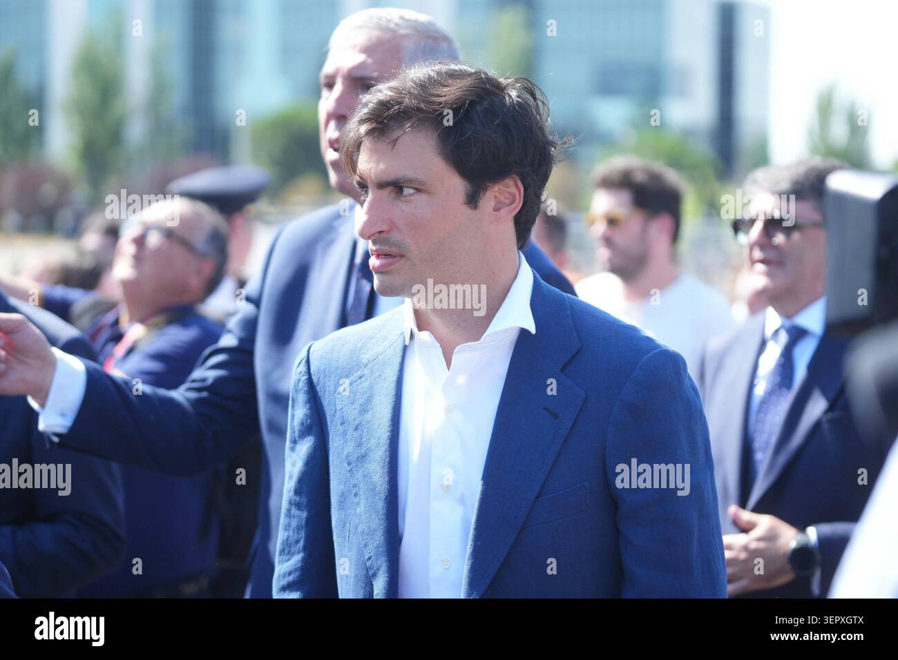 Madrid, Spain. 16th June, 2026. Carlos Sainz and Carlos Sainz Jr ...