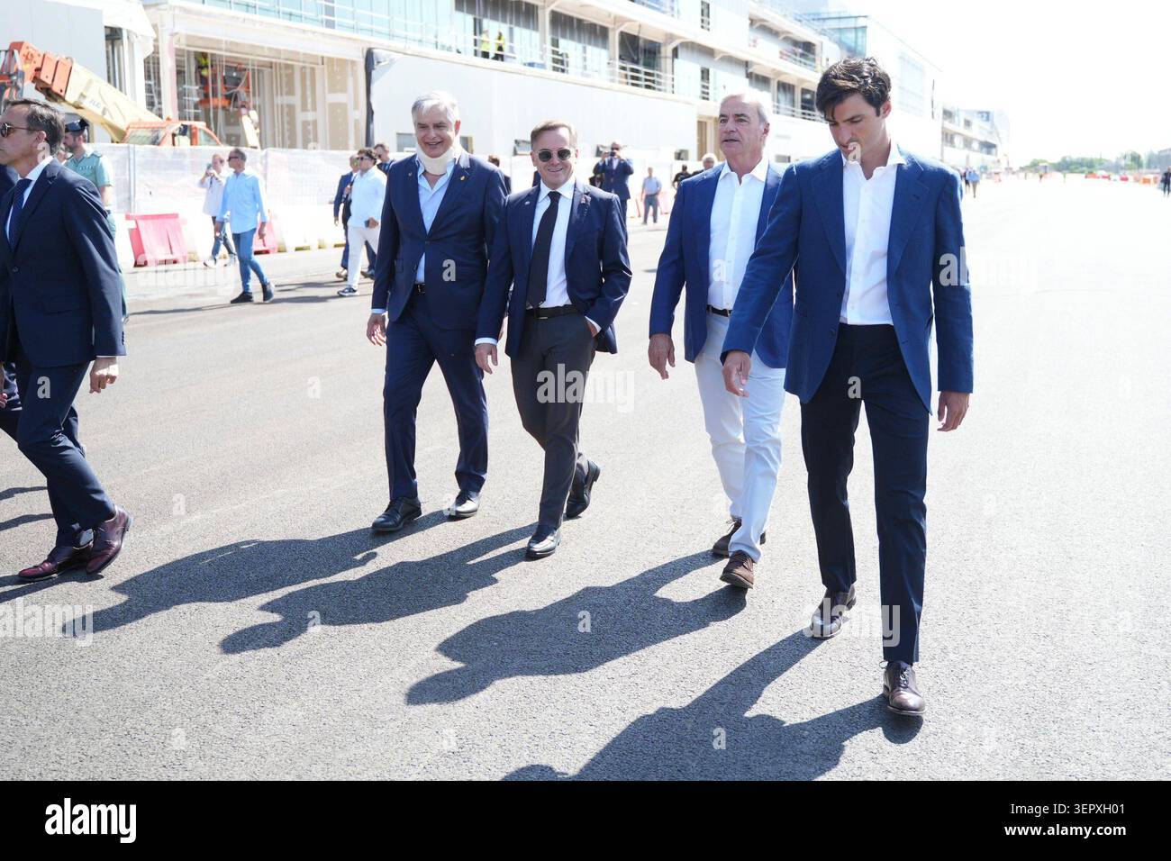 Madrid, Spain. 16th June, 2026. Carlos Sainz and Carlos Sainz Jr ...
