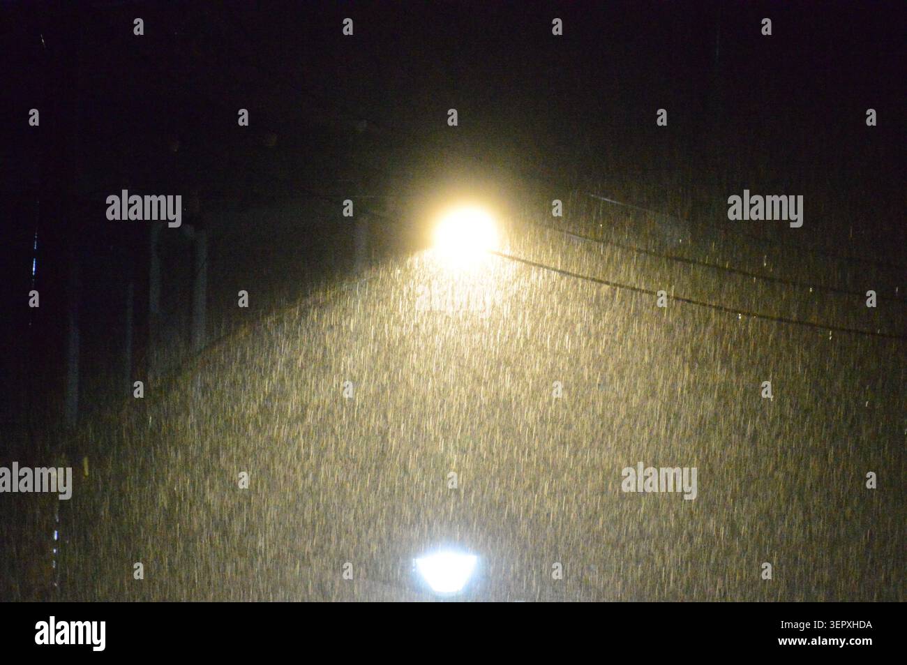 BEIJING, CHINA - JUNE 16, 2026 - Heavy rain hit Beijing, China on the ...