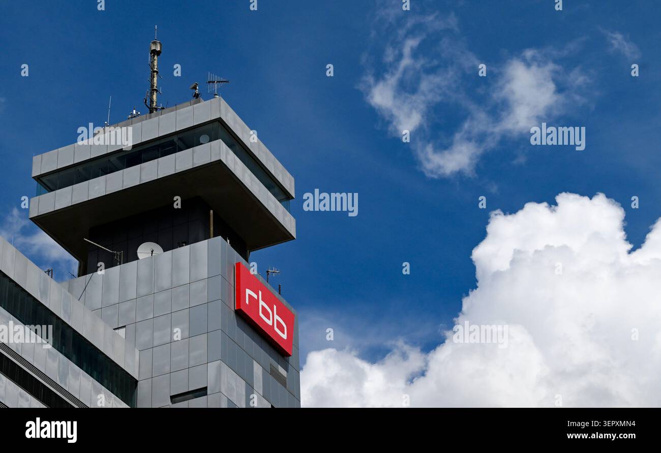 11 June 2026, Berlin: The logo of RBB Rundfunk Berlin-Brandenburg at ...