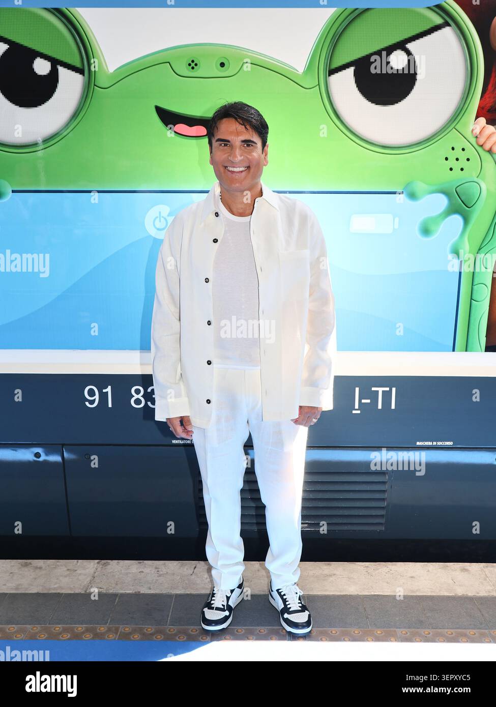 Roma, Italia. 16th June, 2026. Rome, Termini Station, photo op for the ...