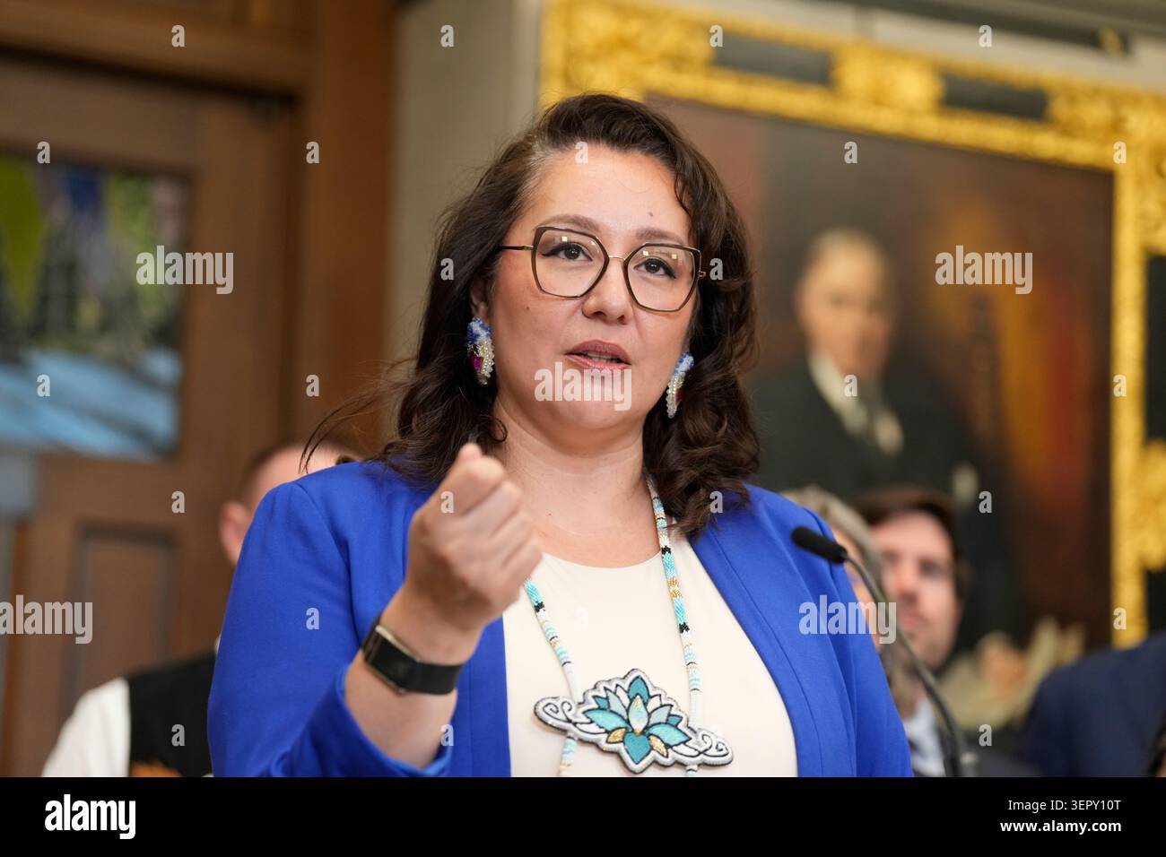 Ottawa, Canada. 16th June, 2026. Mandy Gull-Masty, Minister of ...